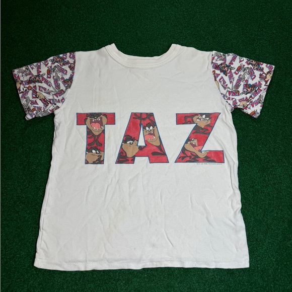 Warner Bros. | Shirts & Tops | Vintage 9s Taz Looney Tunes 996 Warner Bros Boys Size Medium ...